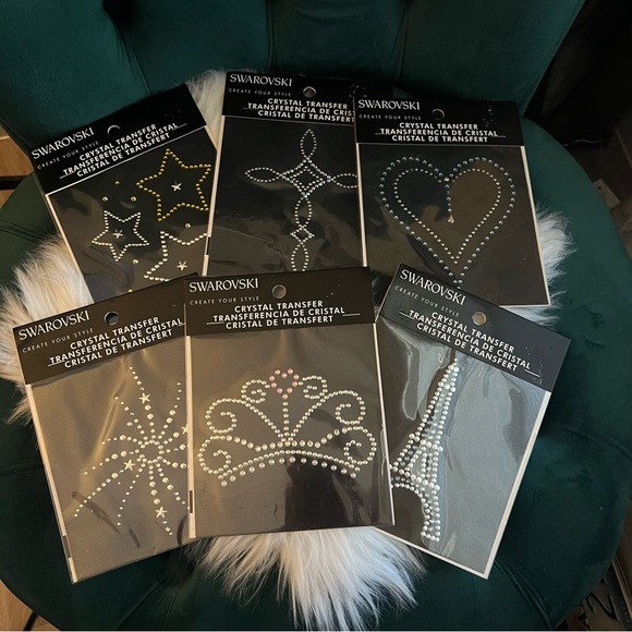 Swarovski | Office | Swarovski Crystal Transfer Set Of 6 Create Your ...